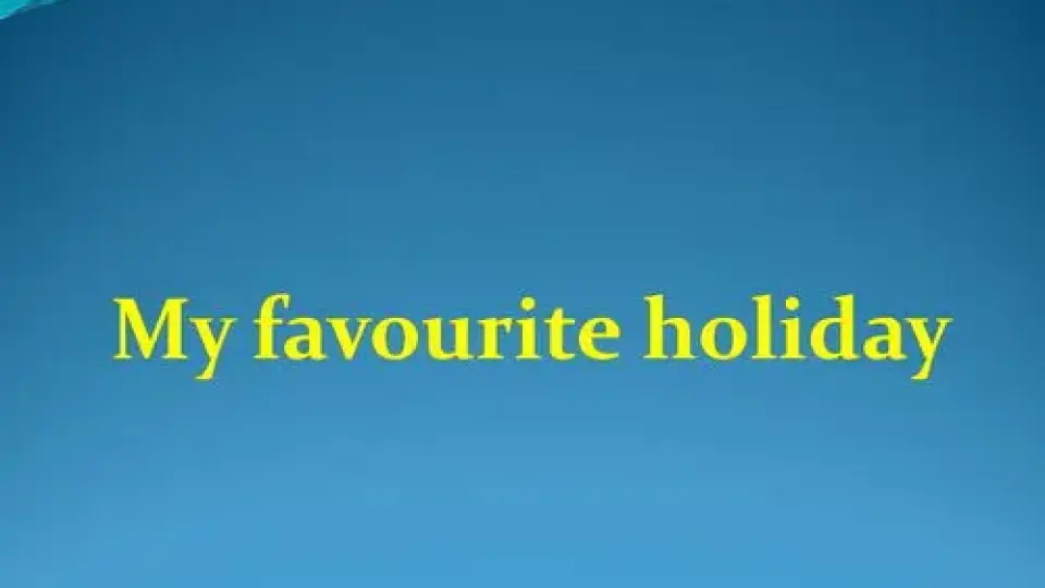 My favourite holiday. 3-й класс